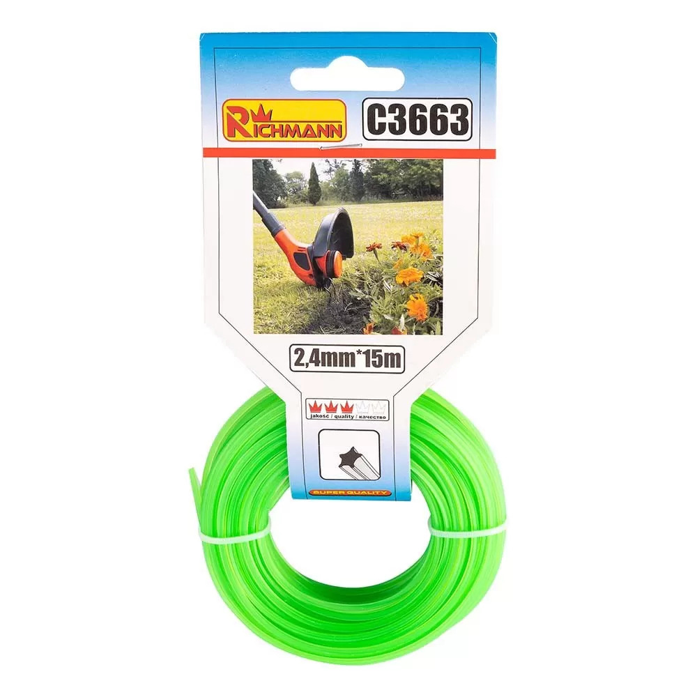 Trimmera aukla Corona zvaigznīte 2,4mm x 15m, Trimmerauklas ...